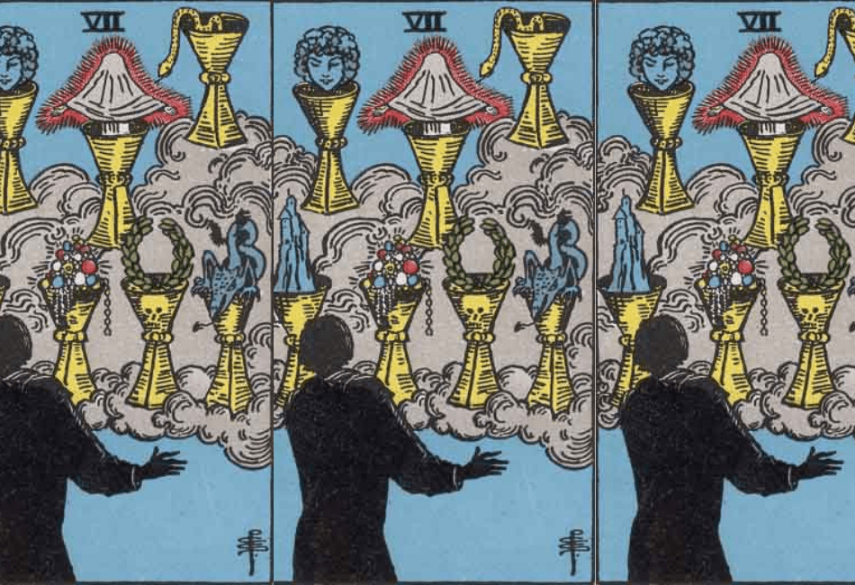 Seven Of Cups Meaning Upright And Reversed Tarot Technique Seven Of Cups Meaning Upright And Reversed Tarot Technique