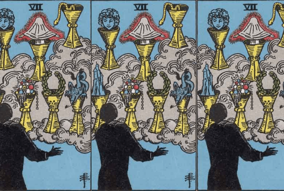 Seven of Cups Meaning: Upright and Reversed - Tarot Technique